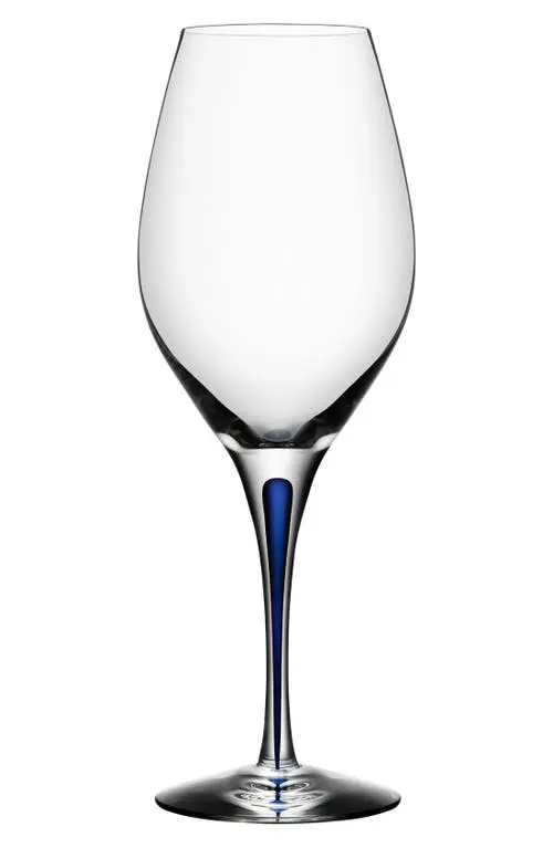ORREFORS Intermezzo Wine Glass - Clear/blue