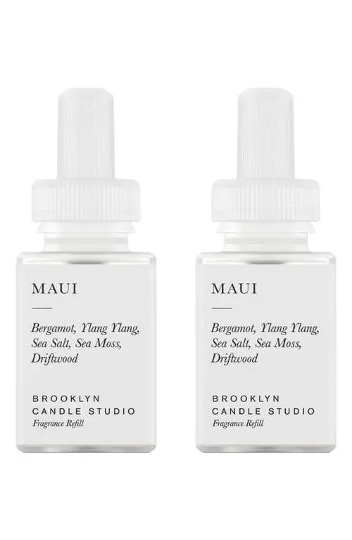 PURA X Brooklyn Candle Studio 2-pack Diffuser Fragrance Refills - Maui
