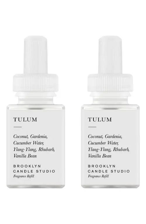 PURA X Brooklyn Candle Studio 2-pack Diffuser Fragrance Refills - Tulum