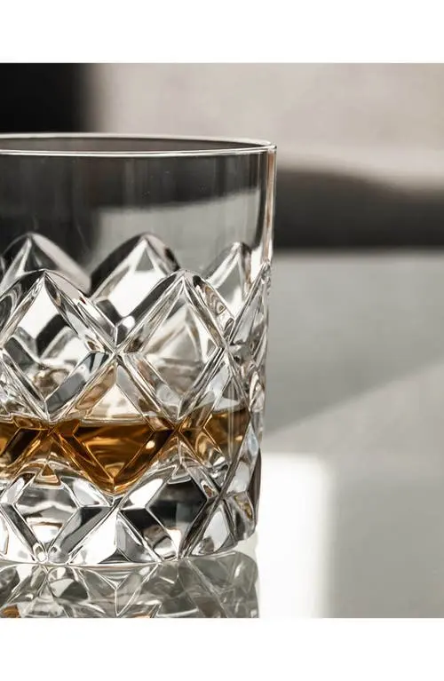 ORREFORS Sofiero Set Of 2 Crystal Old Fashioned Glasses