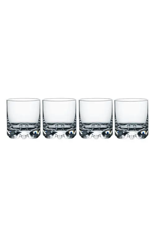 ORREFORS Erik Set Of 4 Old Fashioned Glasses - Clear