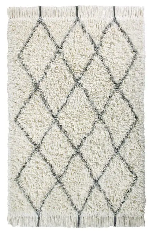 LORENA CANALS Berber Washable Wool Rug - Natural