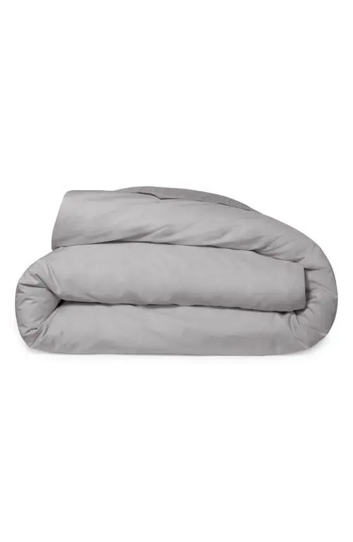 CASPER Organic Cotton Percale Duvet Cover - Gray