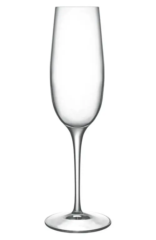 LUIGI BORMIOLI Crescendo Set Of 4 Champagne Flutes - Clear