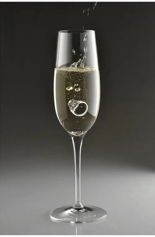 LUIGI BORMIOLI Crescendo 8 Oz. Champagne/prosecco Flute Stems