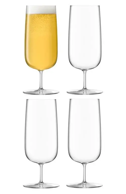 LSA Borough Set Of 4 Pilsner Glasses
