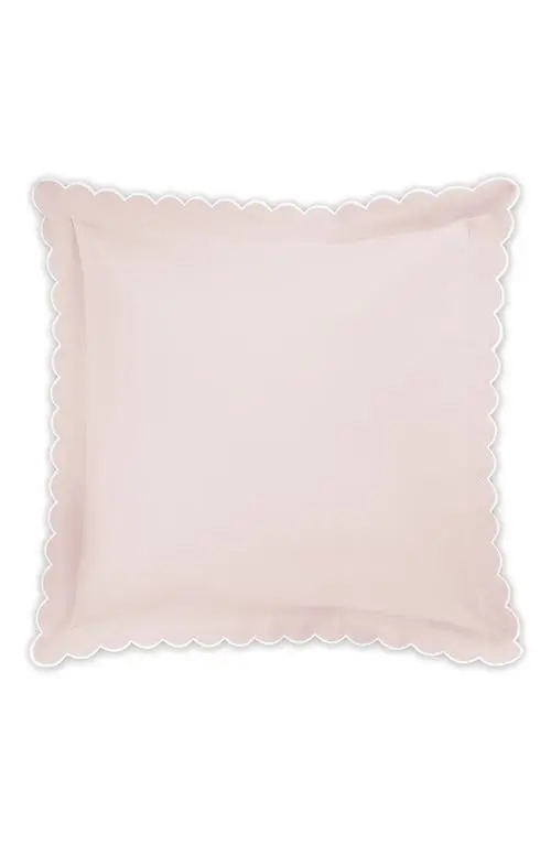 MATOUK Diamond Piqué Sham - Pink