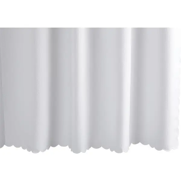 MATOUK Diamond Piqué Shower Curtain - White