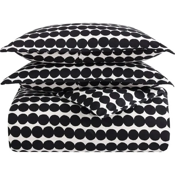 Marimekko Rasymatto Comforter & Sham Set - Black
