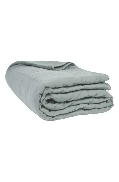 POM POM AT HOME Antwerp Cotton Coverlet - Sky