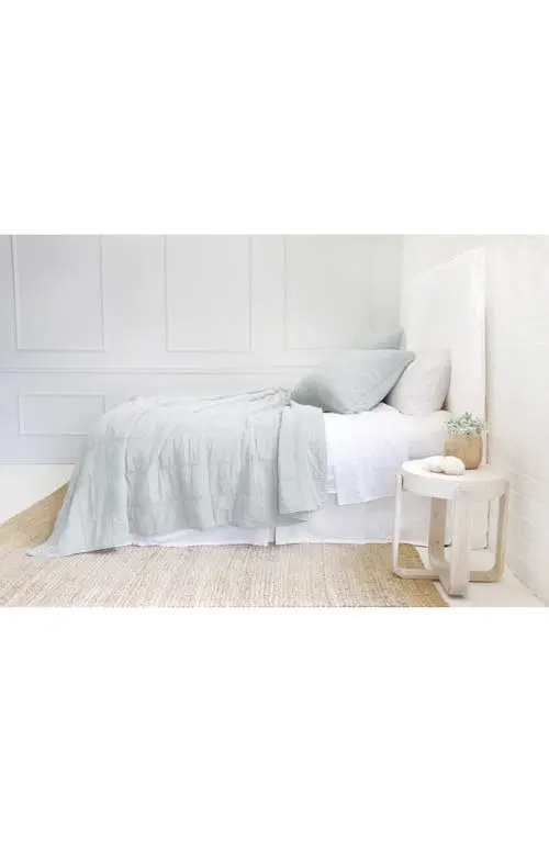 POM POM AT HOME Antwerp Cotton Coverlet - Sky