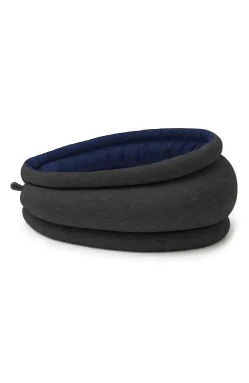 OSTRICHPILLOW Light Reversible Travel Pillow - Moonlight Blue