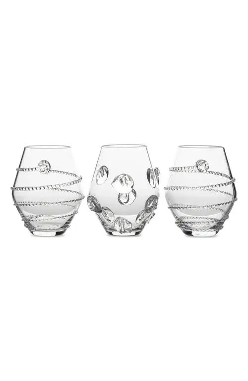 JULISKA Set Of 3 Mini Vases - Clear