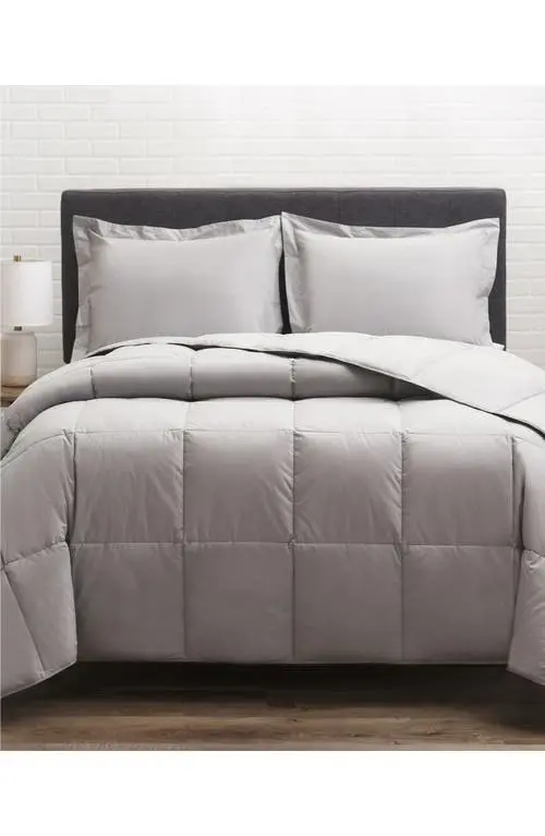ALLIED HOME All Season Down Comforter - Grey
