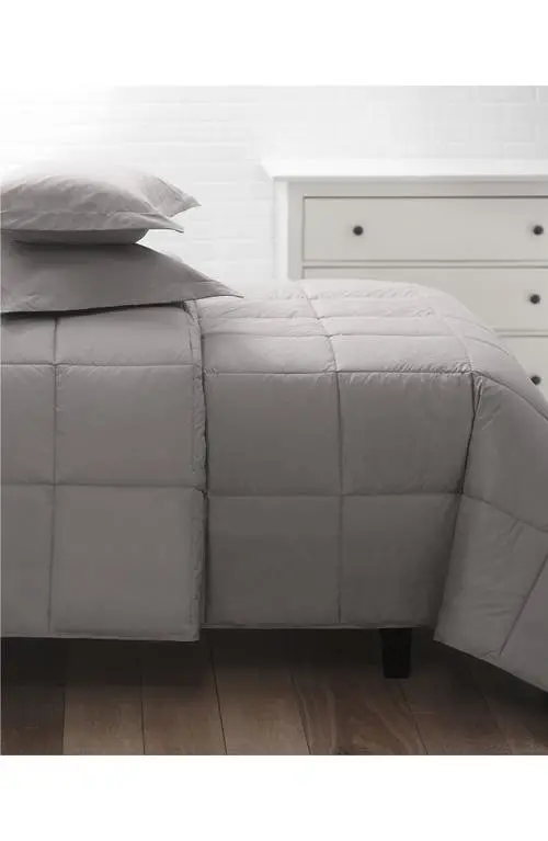 ALLIED HOME All Season Down Comforter - Grey