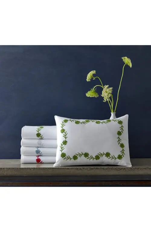 MATOUK Daphne Floral Embroidered Sham - Dune