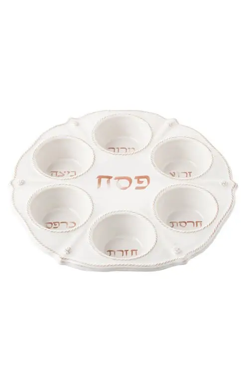 JULISKA Berry & Thread Ceramic Seder Plate