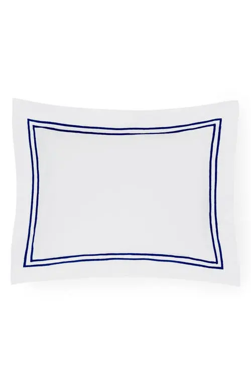 SFERRA Grande Hotel Boudoir Sham - White/navy