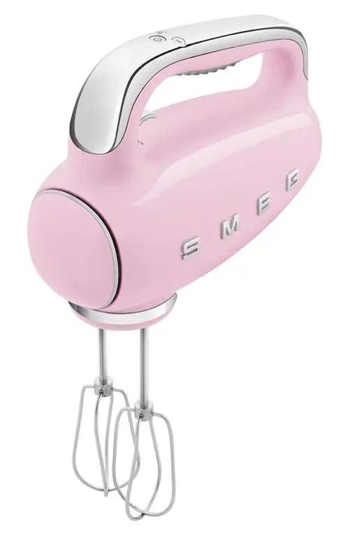SMEG 50s Retro Style Hand Mixer - Pink