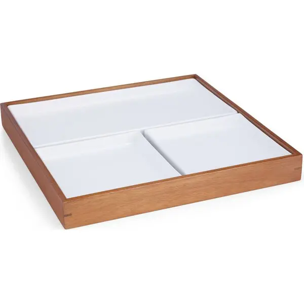 NAMBE Duets Bento Box Serving Tray - White