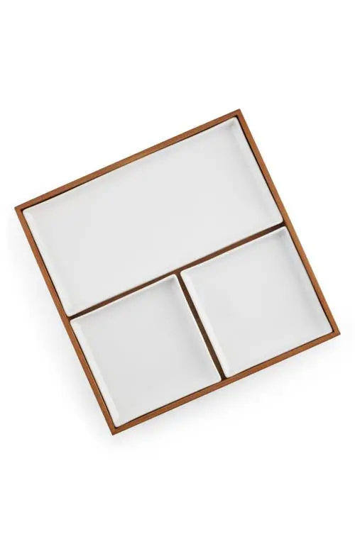 NAMBE Duets Bento Box Serving Tray - White