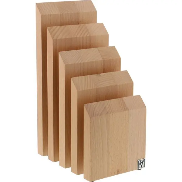 ZWILLING Italian Upright Magnetic Knife Block - Natural Beechwood