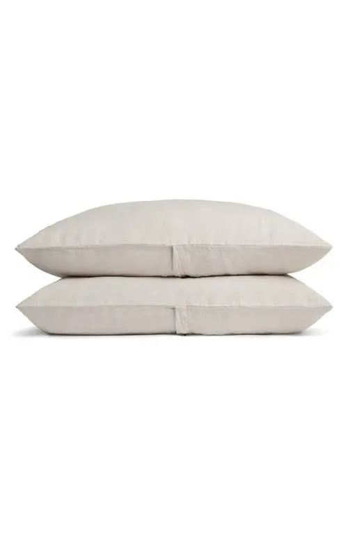 PARACHUTE Set Of 2 Linen Pillowcases - Bone