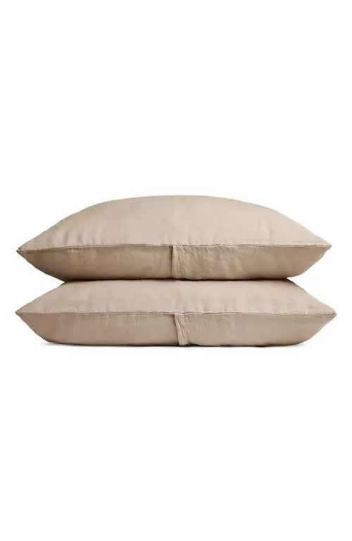 PARACHUTE Set Of 2 Linen Pillowcases - Bone