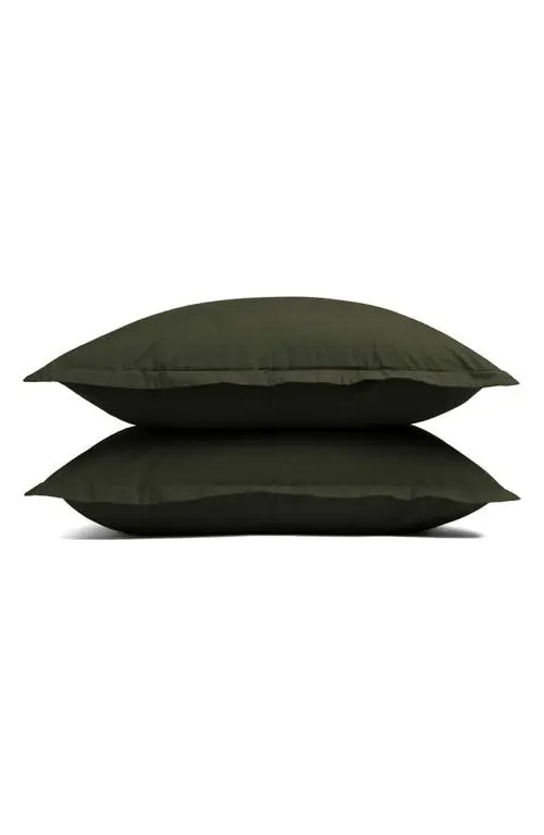 PARACHUTE Set Of 2 Brushed Cotton Shams - Evergreen