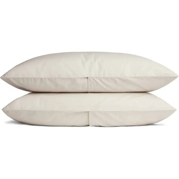PARACHUTE Percale Pillowcases - Bone