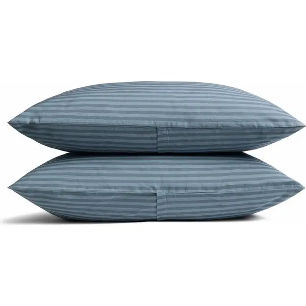 PARACHUTE Percale Pillowcases - Dusk Stripe