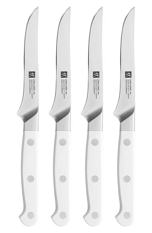 ZWILLING Pro Le Blanc 4-piece Steak Knife Set - Silver