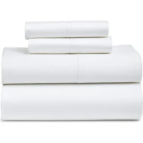 Nordstrom 400 Thread Count Organic Cotton Sateen Sheet Set - White