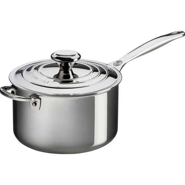 LE CREUSET 4-quart Stainless Steel Saucepan - Stanless Steel