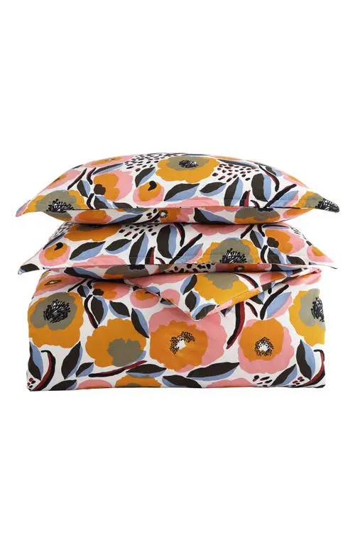 Marimekko Rosarium Comforter & Sham Set - Medium Pink