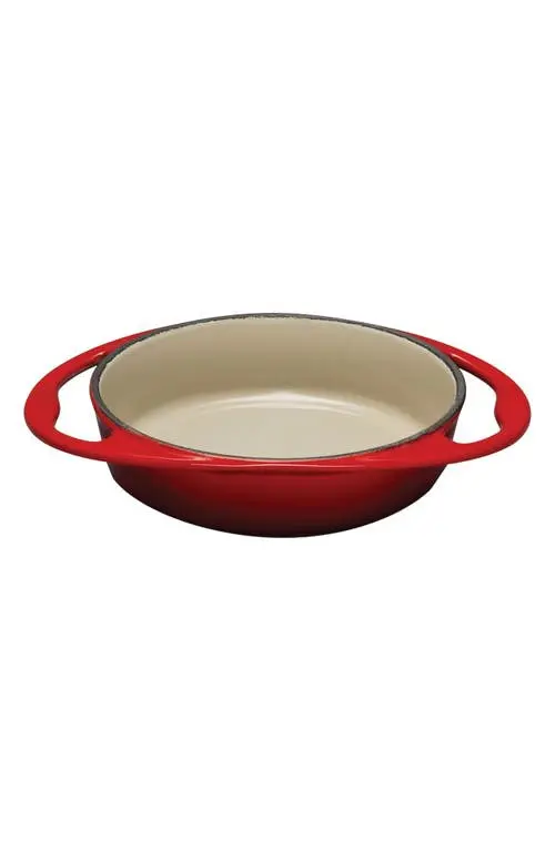 LE CREUSET Heritage 2 Quart Tarte Tatin Dish - Cerise