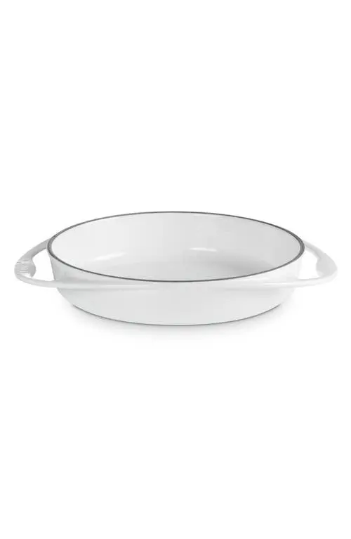 LE CREUSET Heritage 2 Quart Tarte Tatin Dish - White