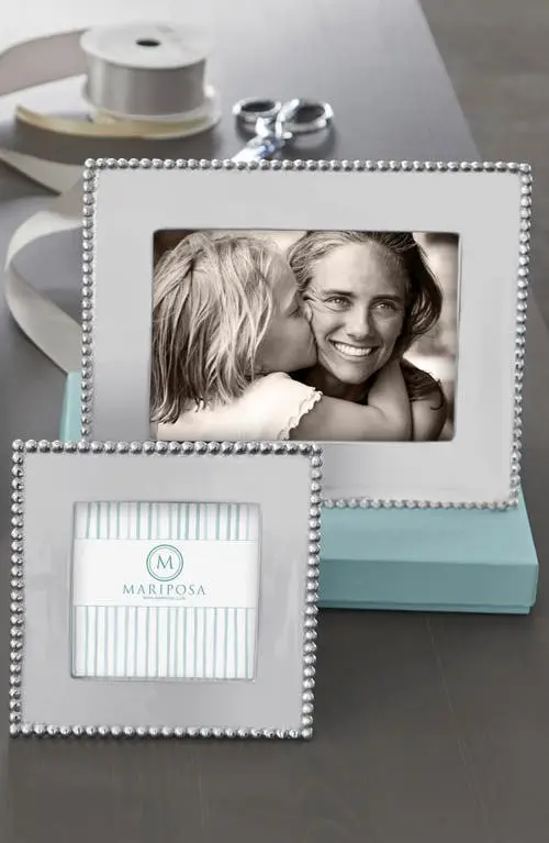 MARIPOSA Beaded Recycled Aluminum Picture Frame