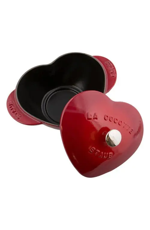 STAUB 1.75-quart Enameled Cast Iron Heart Baking Dish