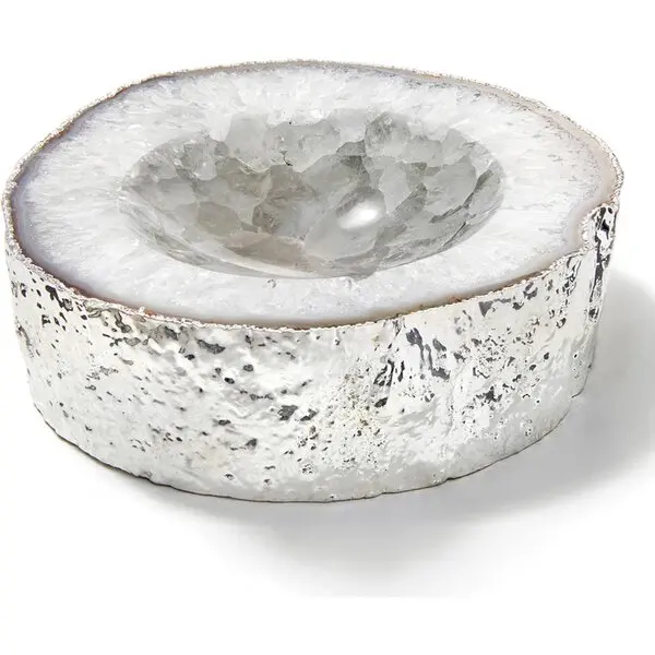ANNA NEW YORK Pure Quartz Bowl - Natural Silver