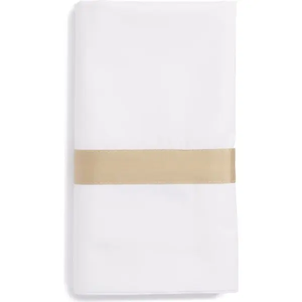 MATOUK Lowell 600 Thread Count Set Of 2 Pillowcases - Champagne