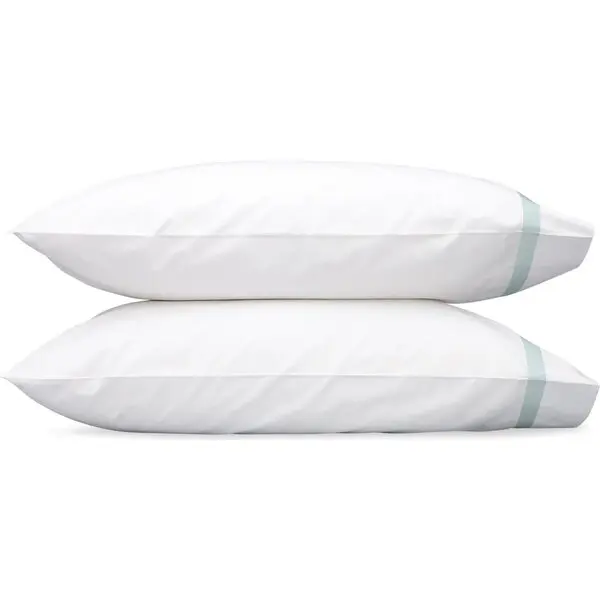 MATOUK Lowell 600 Thread Count Set Of 2 Pillowcases - Opal