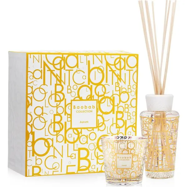 BAOBAB COLLECTION My First Baobab Aurum Candle & Diffuser Set - Gold