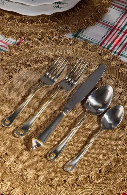 JULISKA Berry And Thread' 24k Gold Accent 5-piece Place Setting