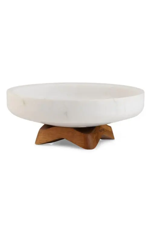NAMBE Chevron Fruit Bowl - Brown