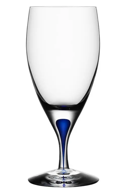 ORREFORS Intermezzo Iced Beverage Glass - Clear/blue