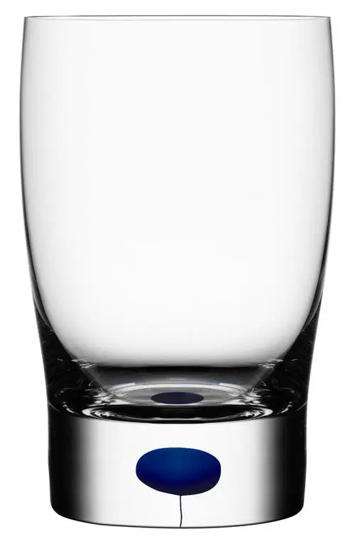 ORREFORS Intermezzo Crystal Tumbler - Clear/blue