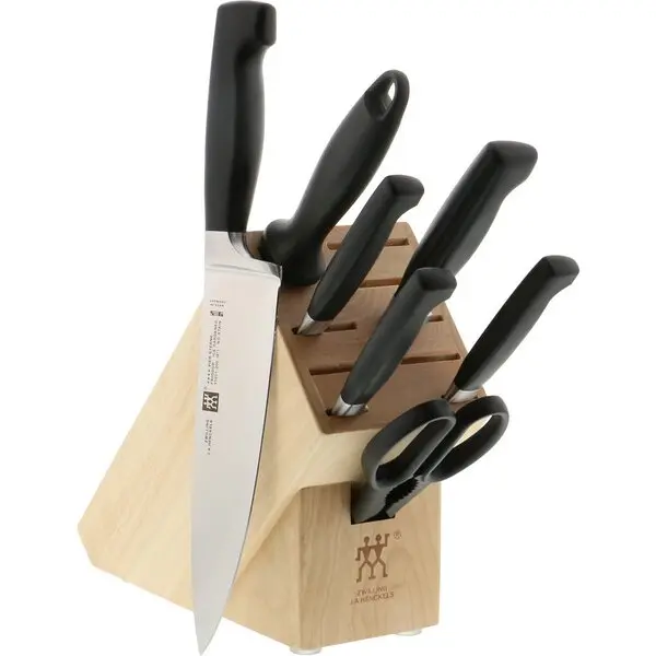 ZWILLING J.a. Henckels Four Star 8-piece Knife Block Set - Stainless Steel