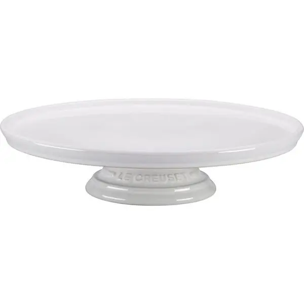 LE CREUSET Stoneware Cake Stand - White