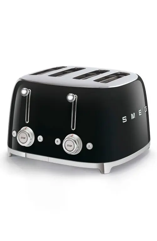 SMEG 50s Retro Style 4-slice Toaster - Black